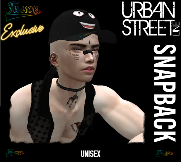 Second Life Marketplace - [Fusion Fashion Cap] - Snapback Unisex ...